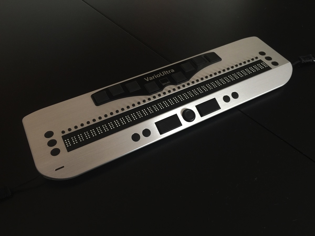 My Braille Toolbox Part 3: The Refreshable Braille Display | Blind Scholar